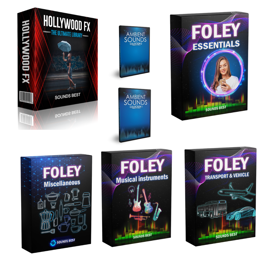 Hollywood Sfx & Foley Ultimate Bundle With Realistic Sound Effects ...